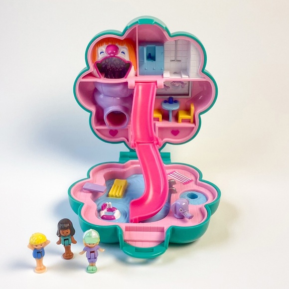Blue Bird | Toys | 99 Polly Pocket Complete W Bonus Doll Water Fun Park ...